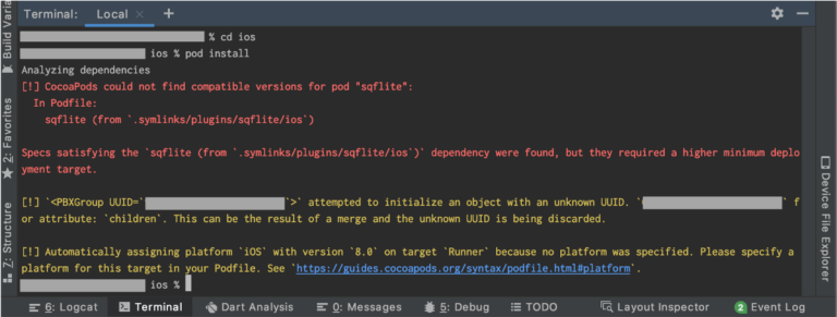 Flutter iOSのシミュレーターで実行エラーになるときの対処法 | halzo appdev blog