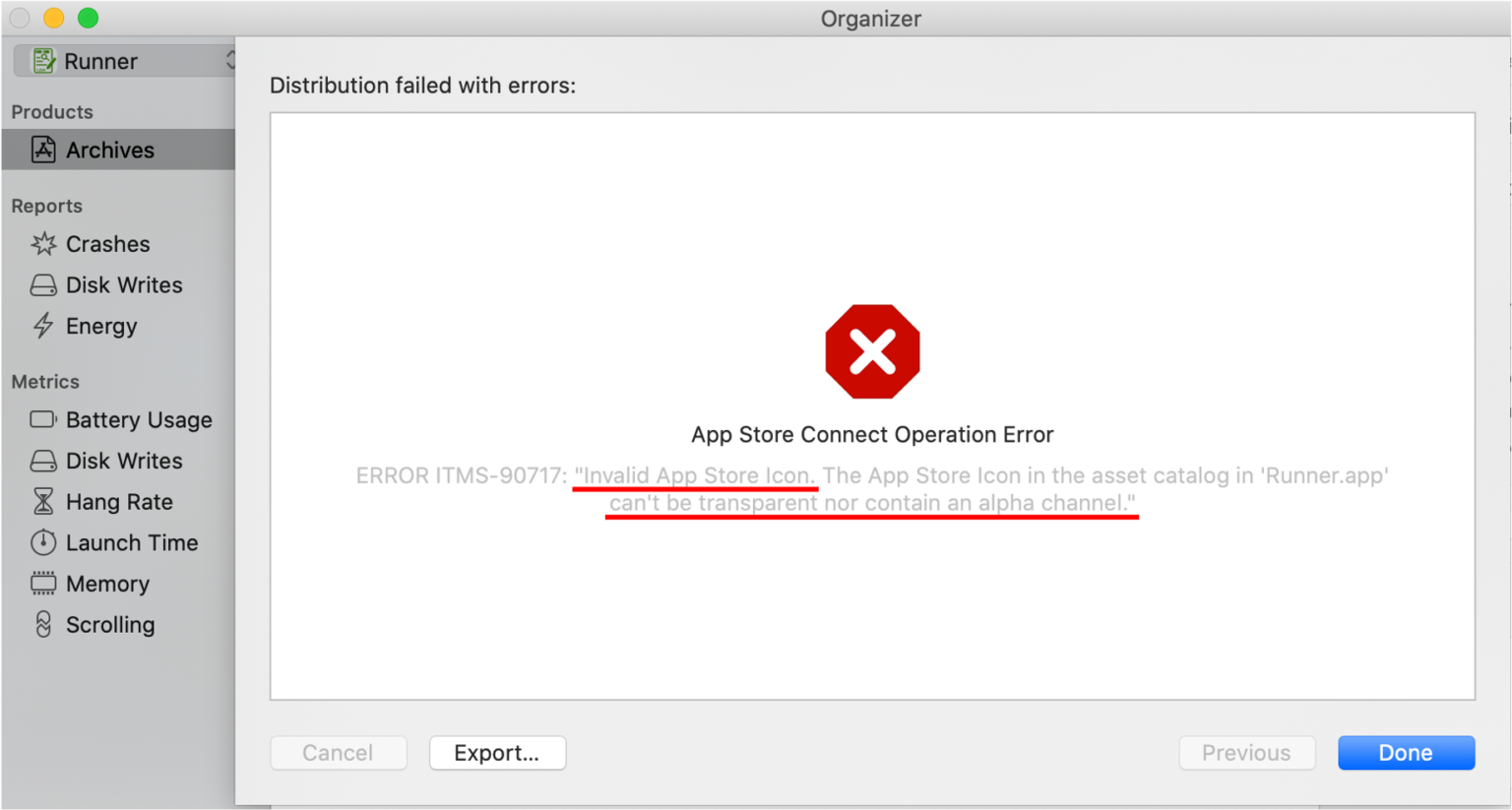 App Store Connectへのアップロードエラー「Invalid App Store Icon.」への対処法（アルファチャンネルの除去） | halzo appdev blog
