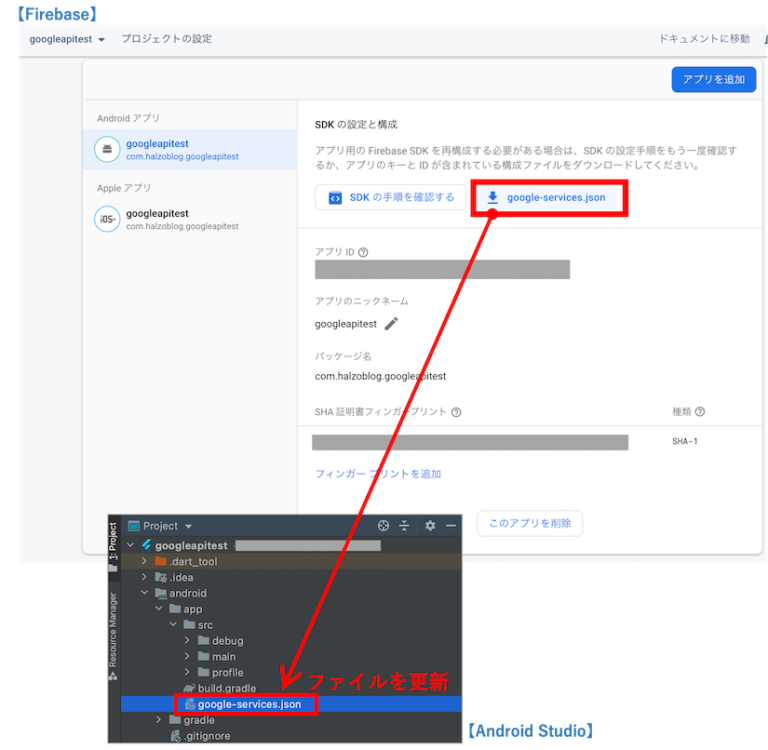 Flutter：Firebaseプロジェクト作成とGoogleサインイン設定の方法・注意点 | halzo appdev blog