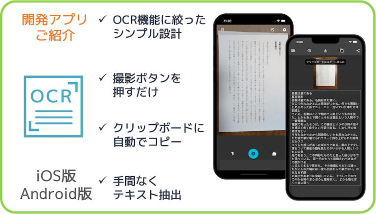 OCR文字認識Fast -シンプルな高精度・日本語スキャナー のご紹介 | halzo appdev blog